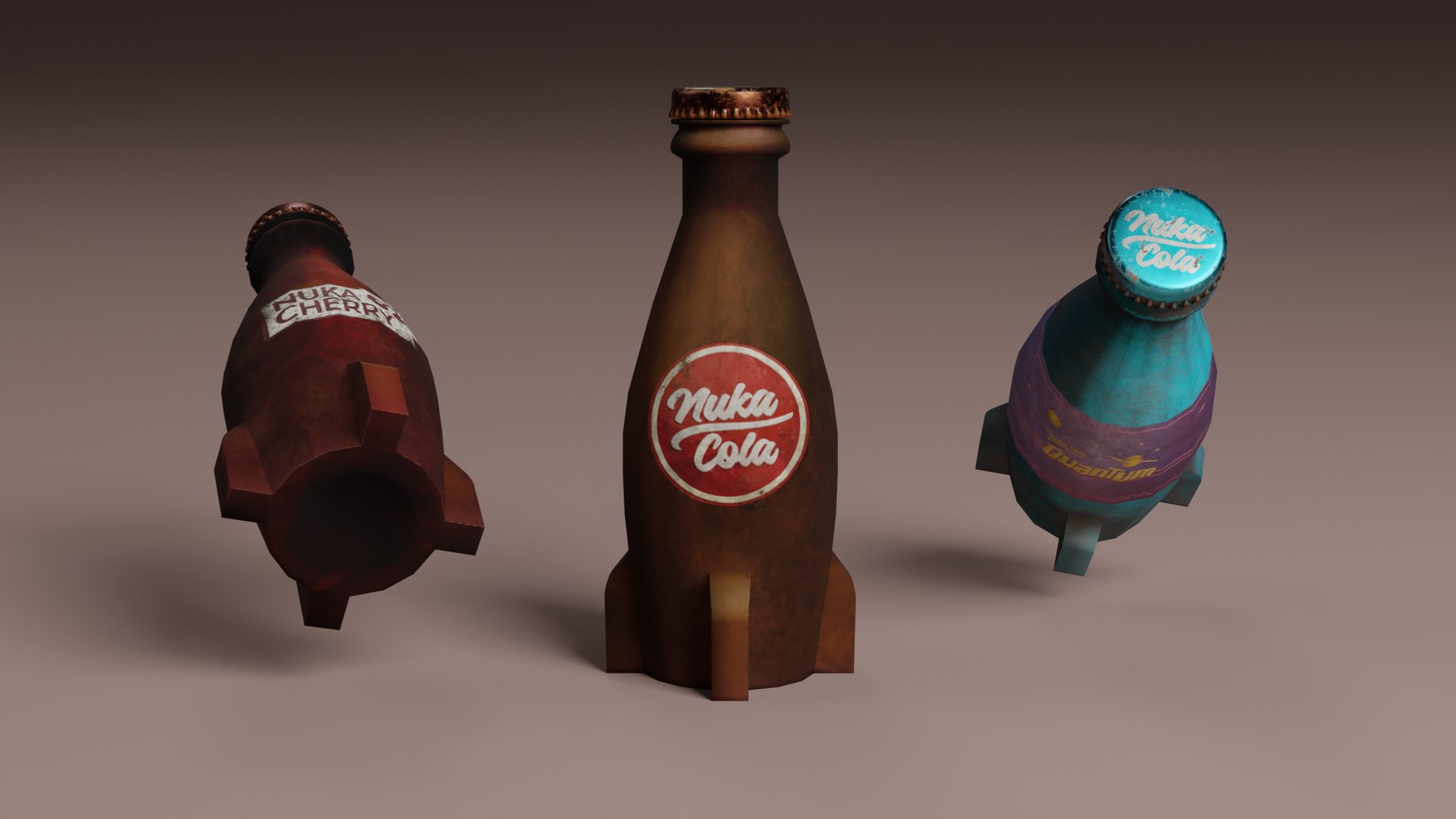 3D Nuka Cola Set - TurboSquid 2159654
