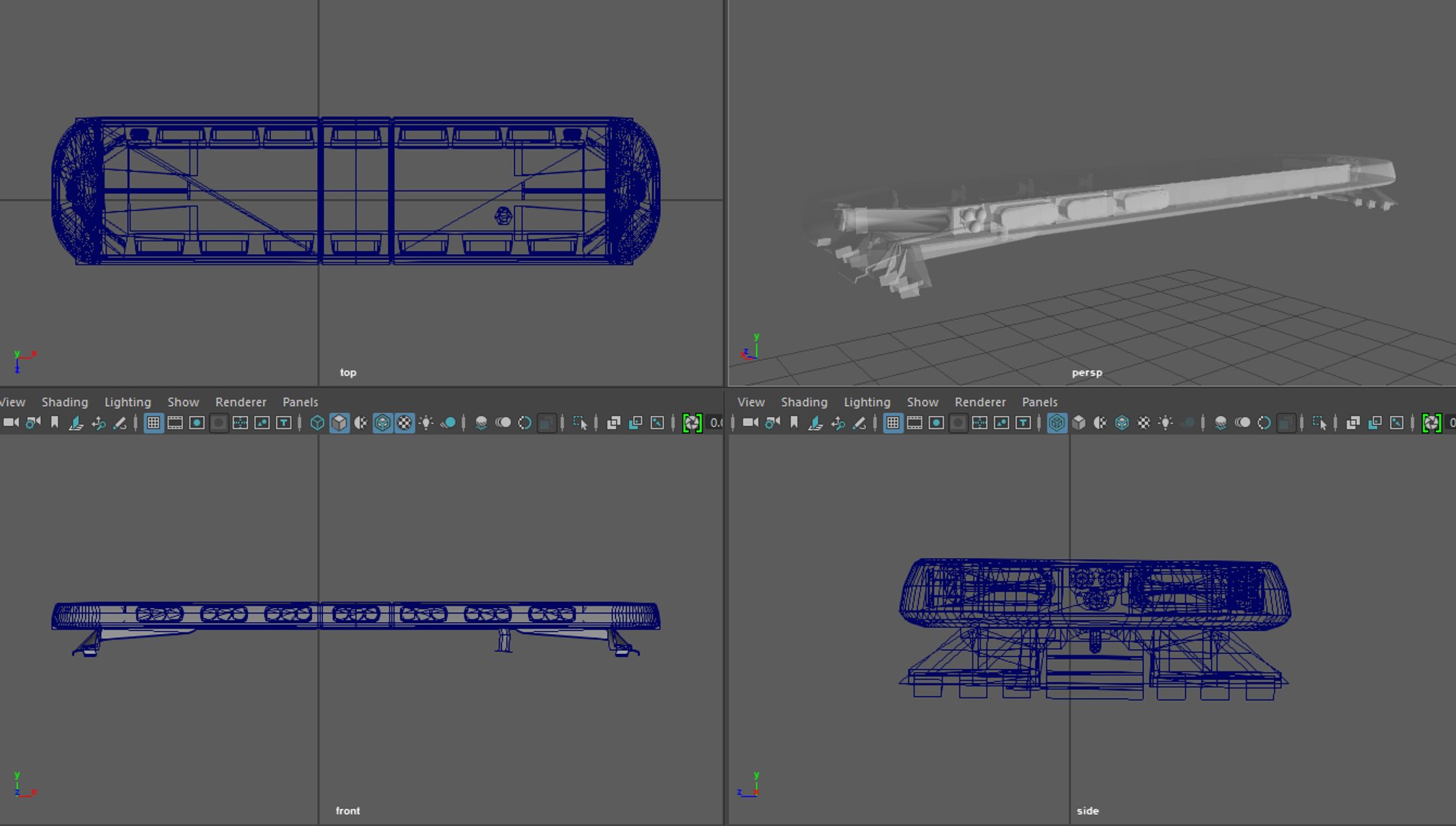 Free Police Lightbar 3D Model - TurboSquid 1206230