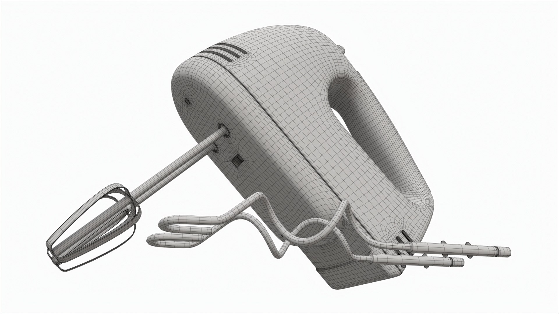 Electric Hand Mixer 7-speed 3D model - TurboSquid 2142470