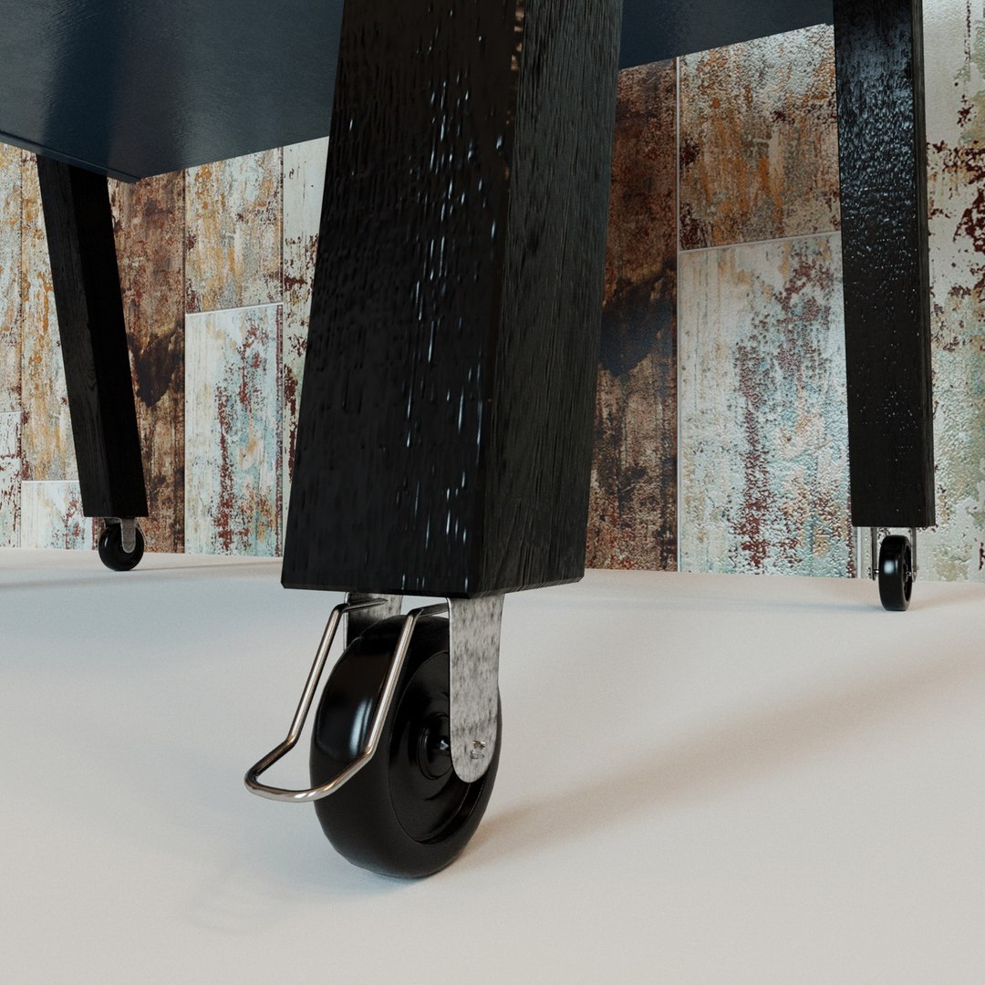 Table Raised Worktop Vox 3d Model