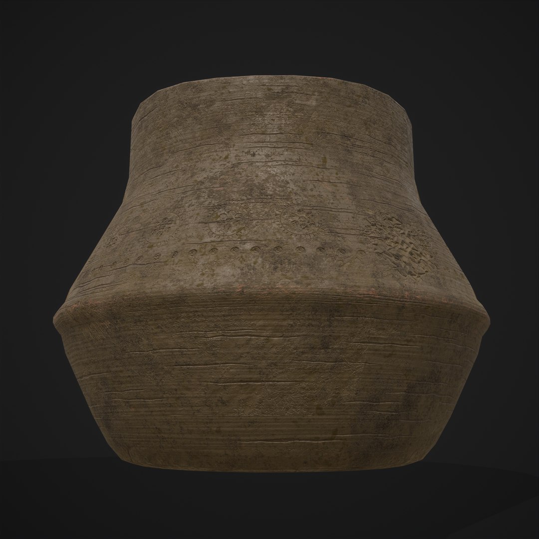 Ornate Clay Cup model - TurboSquid 1824603