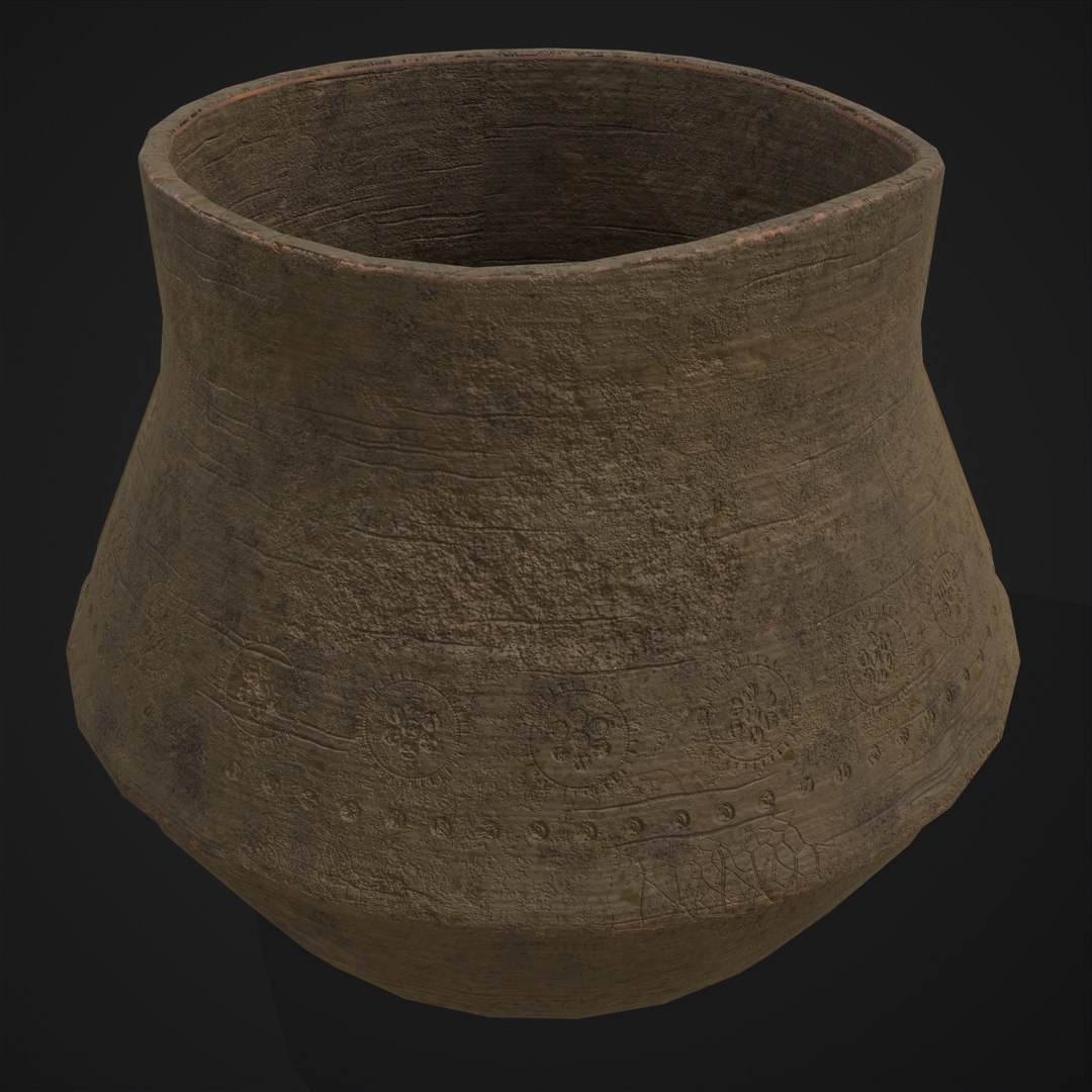 Ornate Clay Cup model - TurboSquid 1824603