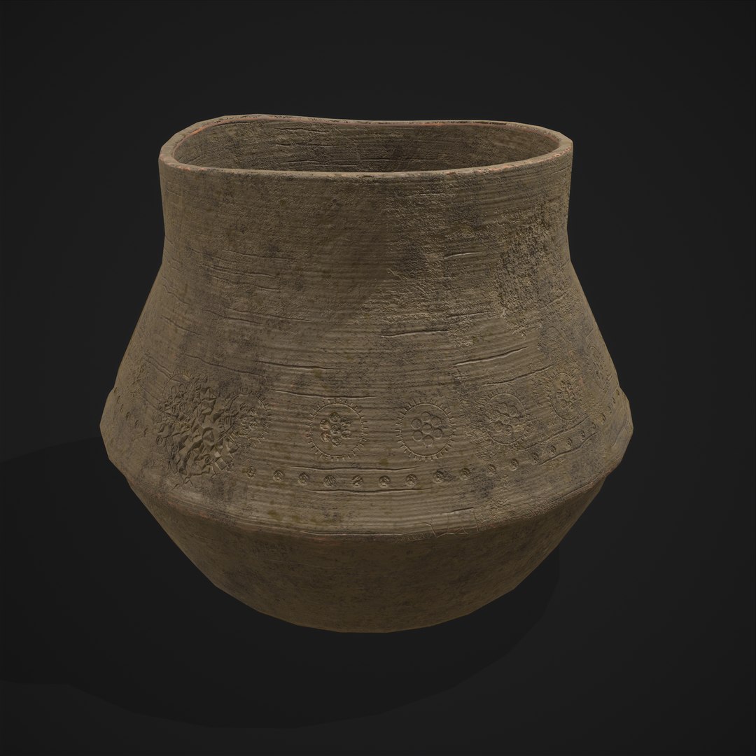 Ornate Clay Cup model - TurboSquid 1824603