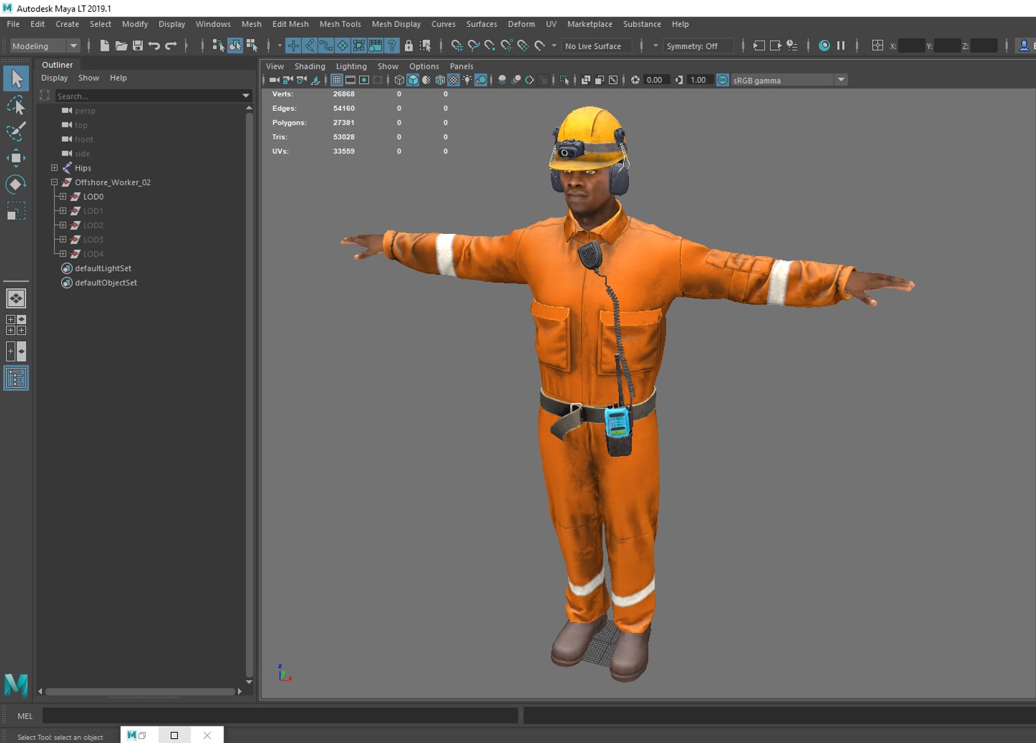 3D Offshore Workers Real-time - TurboSquid 1352159
