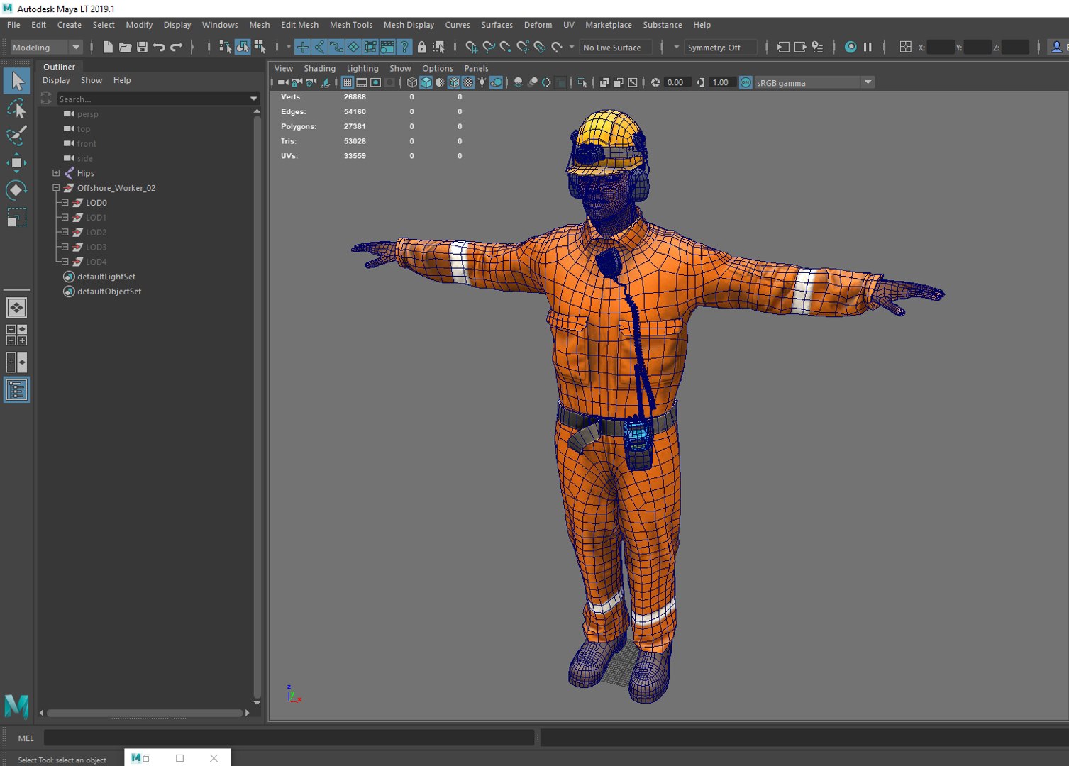 3D Offshore Workers Real-time - TurboSquid 1352159