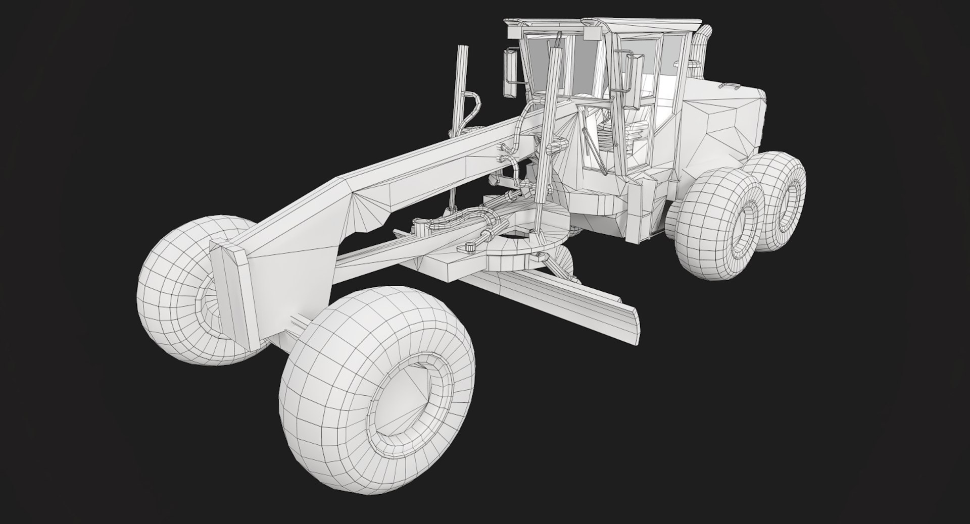 Realistic Road Grader G940 3D Model - TurboSquid 1303142