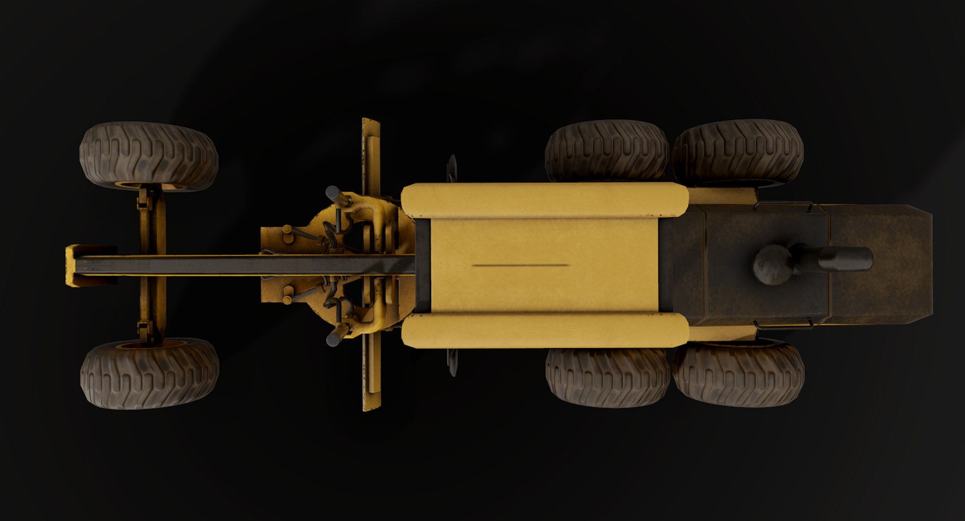 Realistic Road Grader G940 3D Model - TurboSquid 1303142