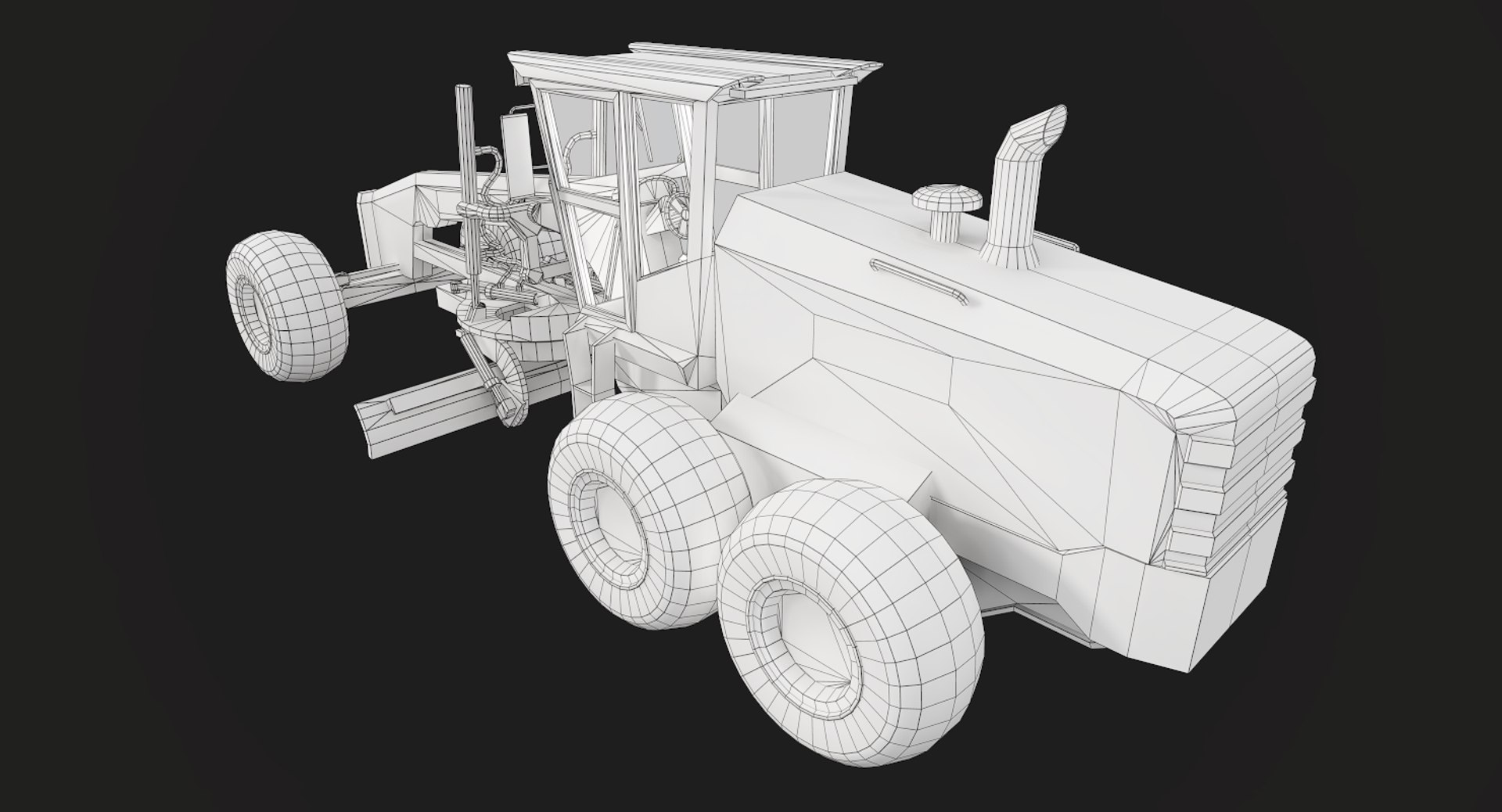 Realistic Road Grader G940 3D Model - TurboSquid 1303142