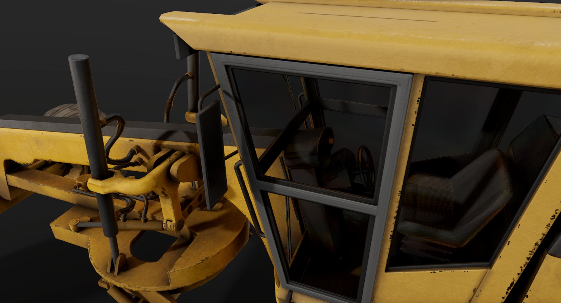 Realistic Road Grader G940 3D Model - TurboSquid 1303142