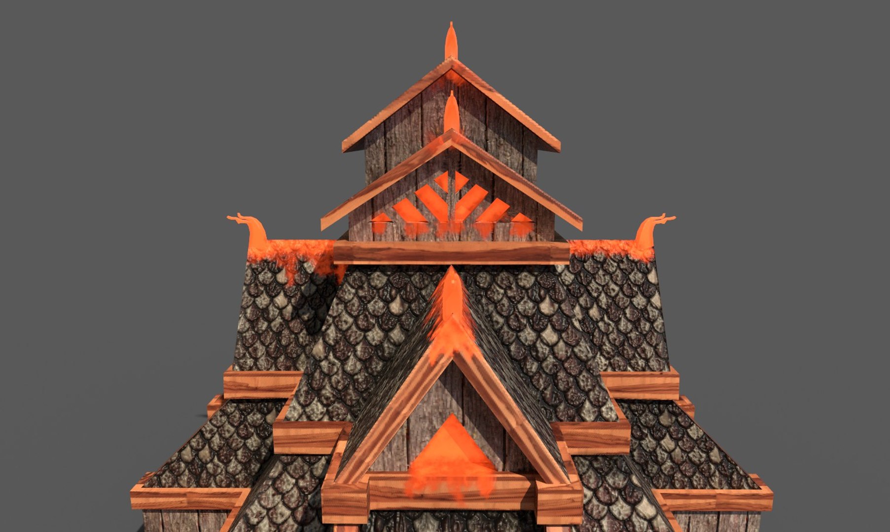 3D Viking Nordic Temple - TurboSquid 1461715