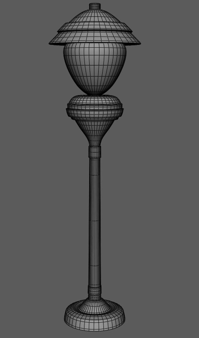 3d Cartoon Toon Lamp Model