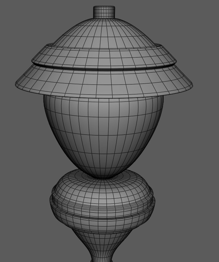 3d Cartoon Toon Lamp Model