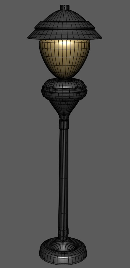 3d Cartoon Toon Lamp Model