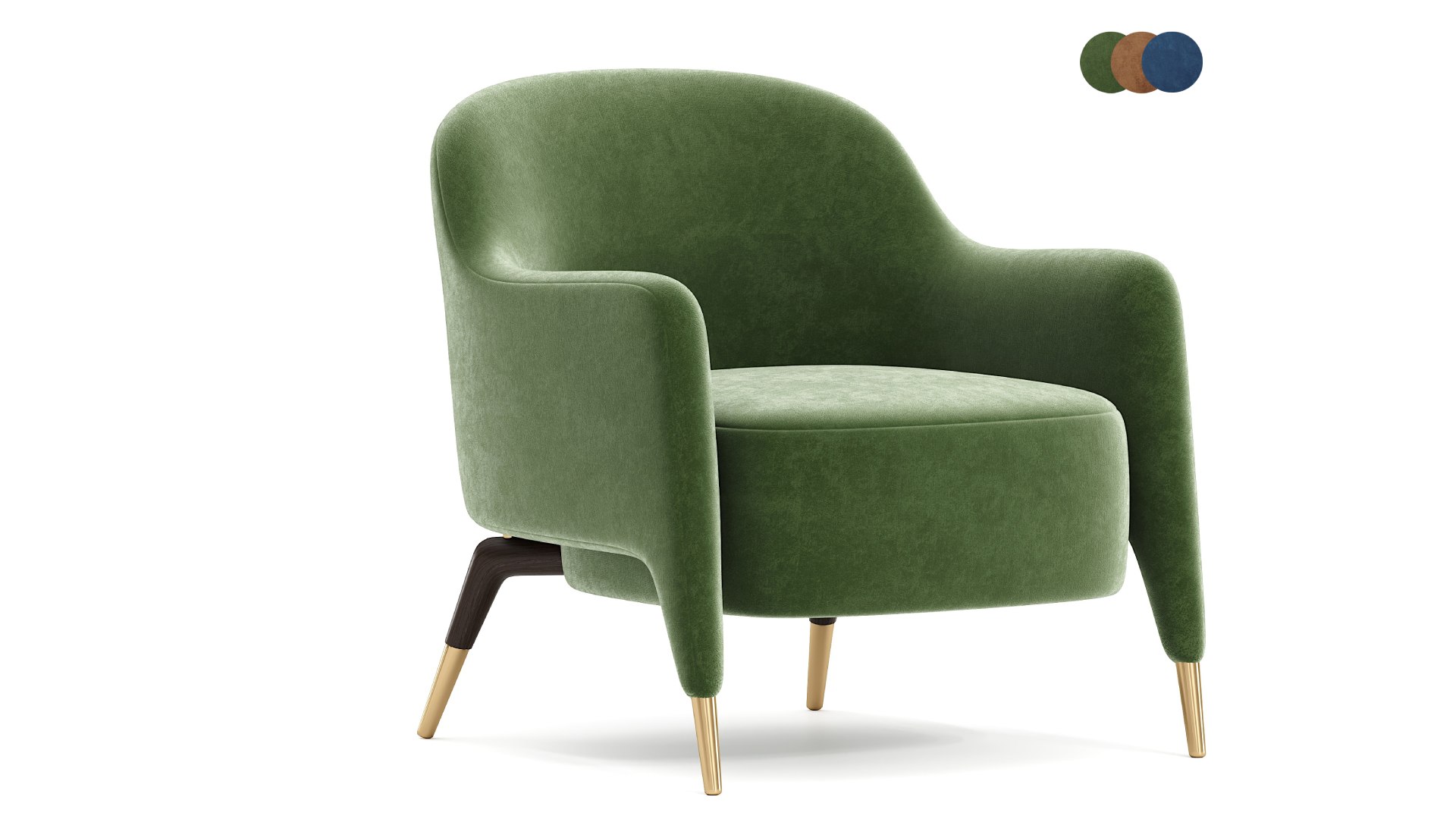 Armchair 131 3D Model - TurboSquid 2195858