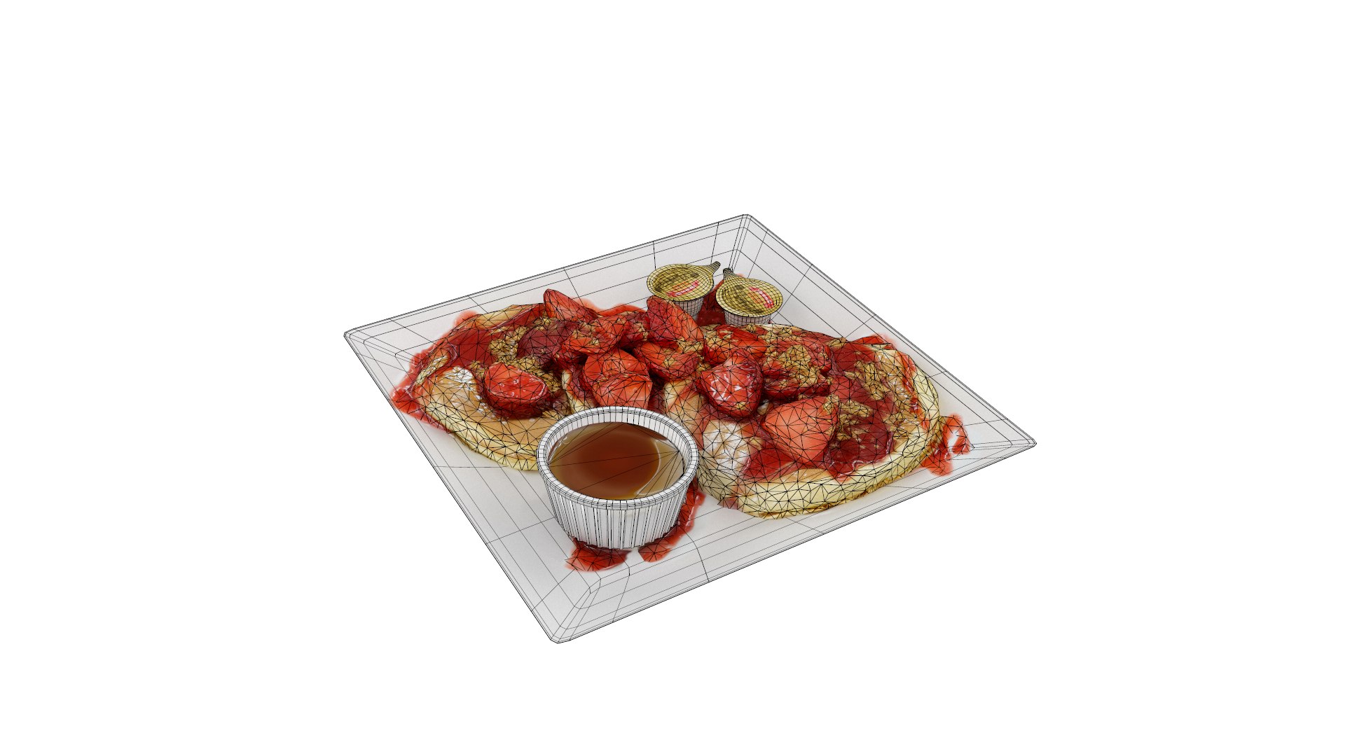 Strawberry Shortcake Pancakes 3D Model - TurboSquid 1702111