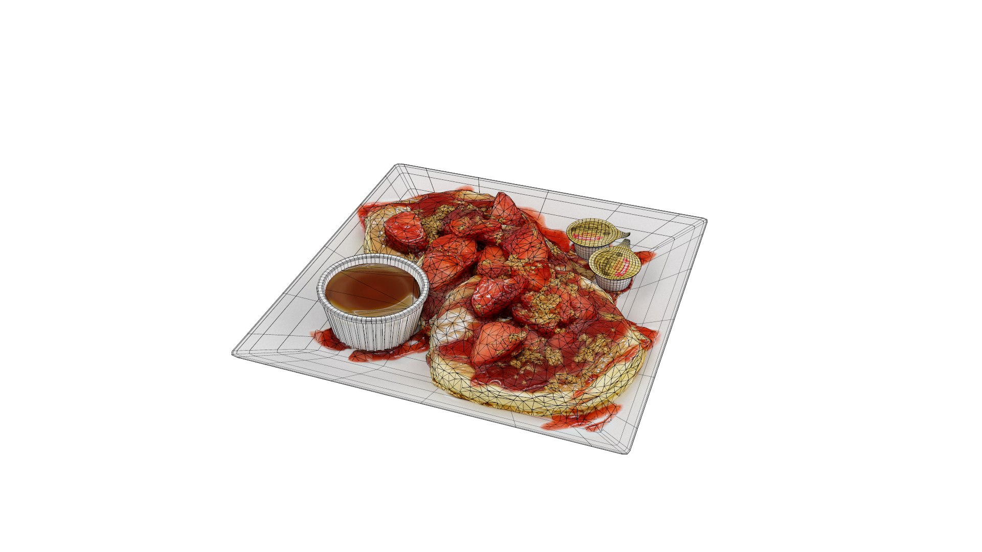 Strawberry Shortcake Pancakes 3D Model - TurboSquid 1702111