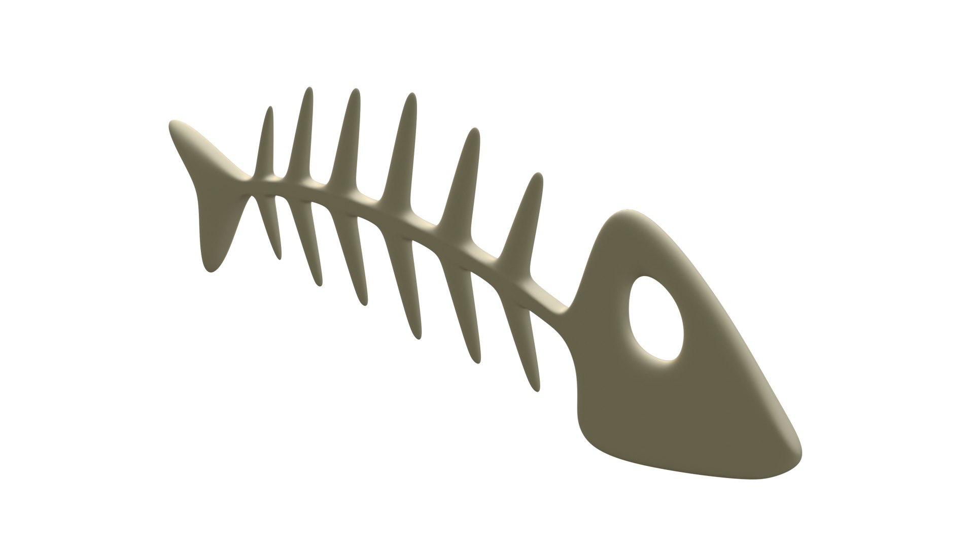 Fish Bone 3D Model - TurboSquid 2000086