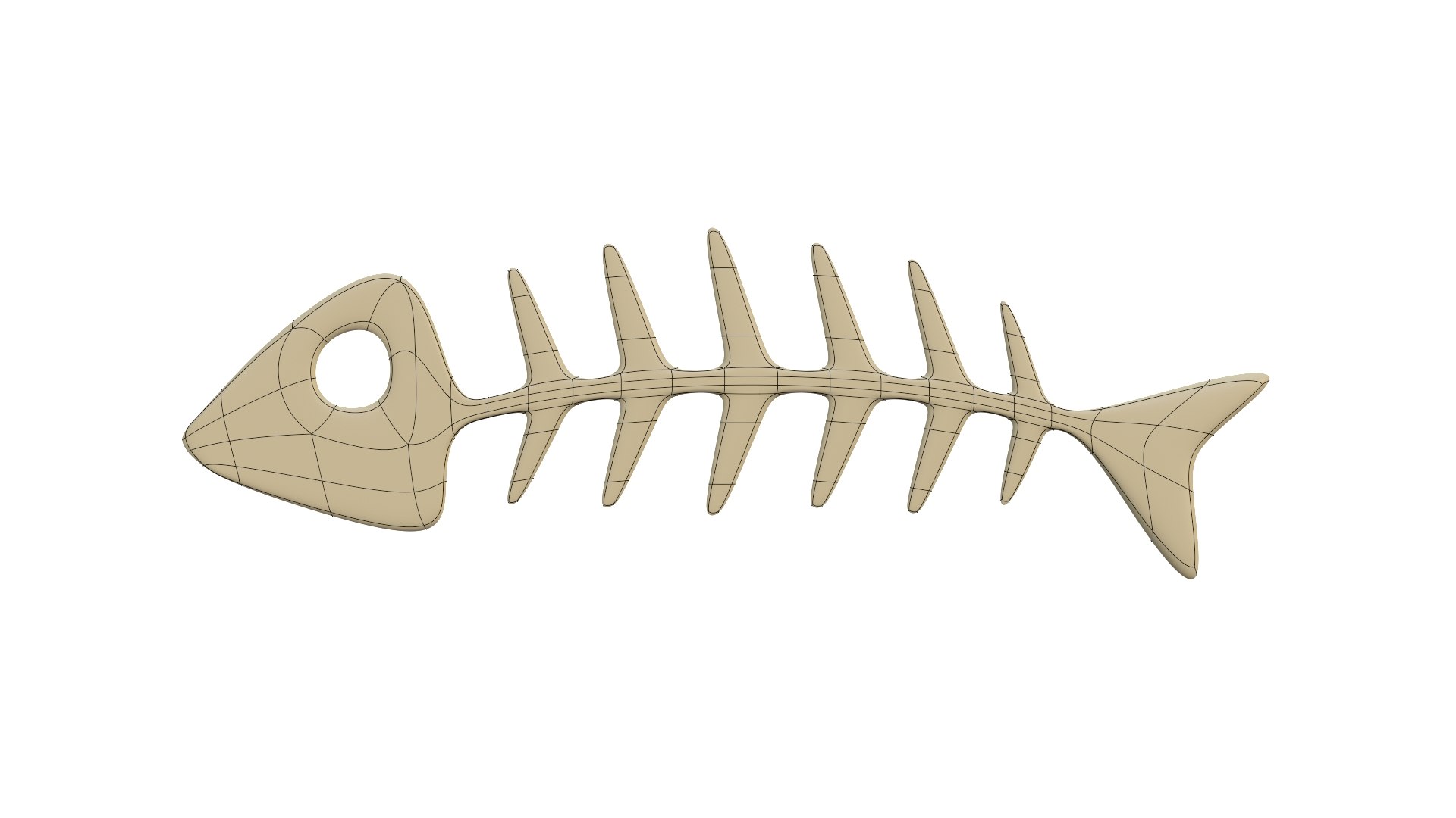 Fish Bone 3D Model - TurboSquid 2000086