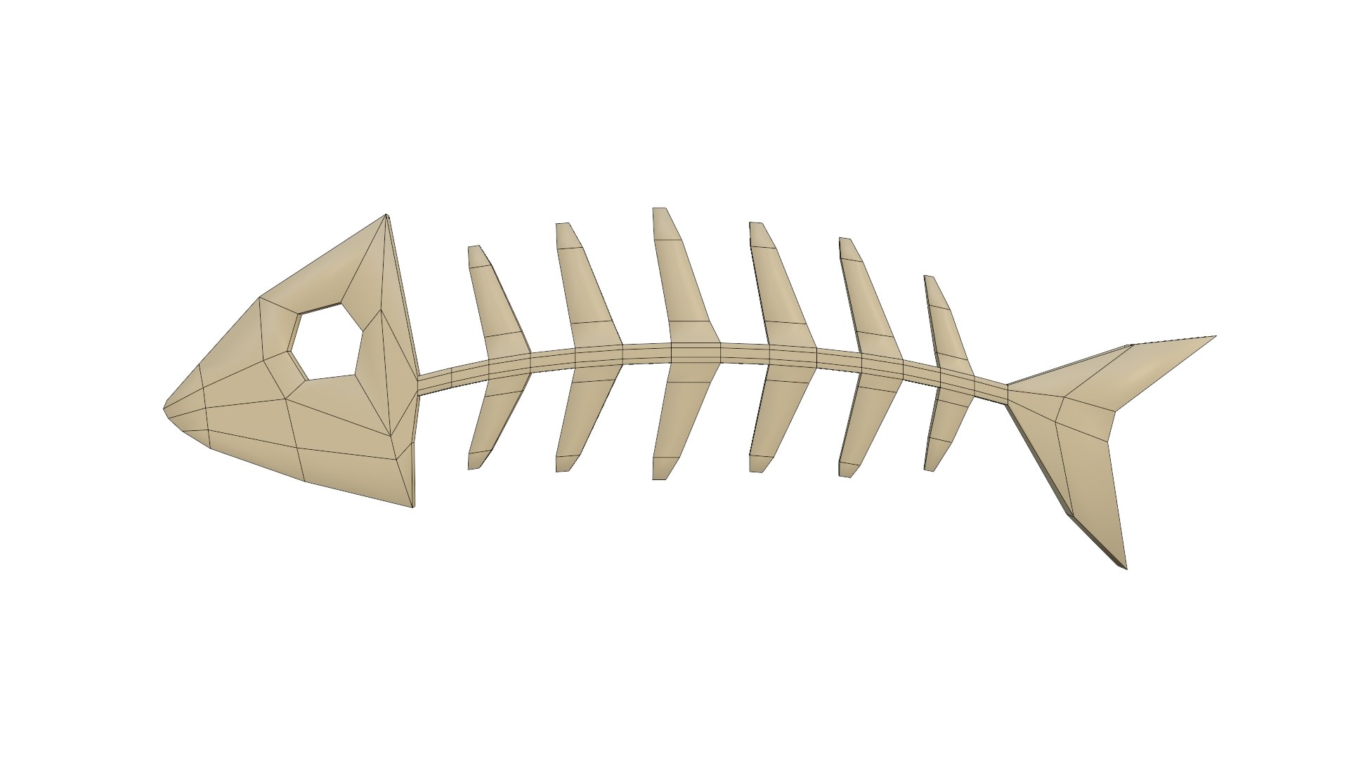 Fish Bone 3D Model - TurboSquid 2000086