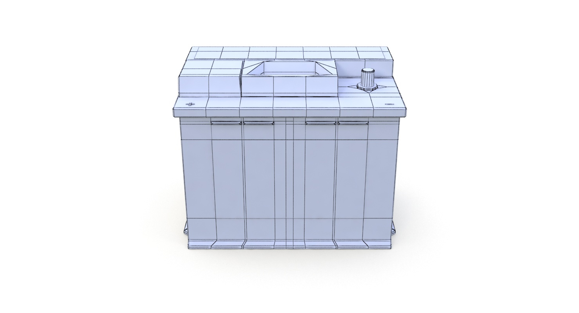 Car Battery 3D Model - TurboSquid 1304390