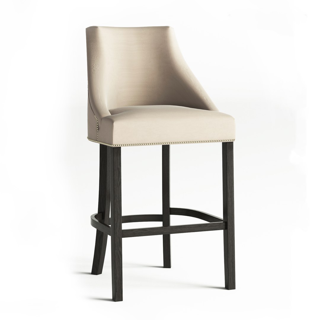 3D Soft Bar Stool - TurboSquid 1579158
