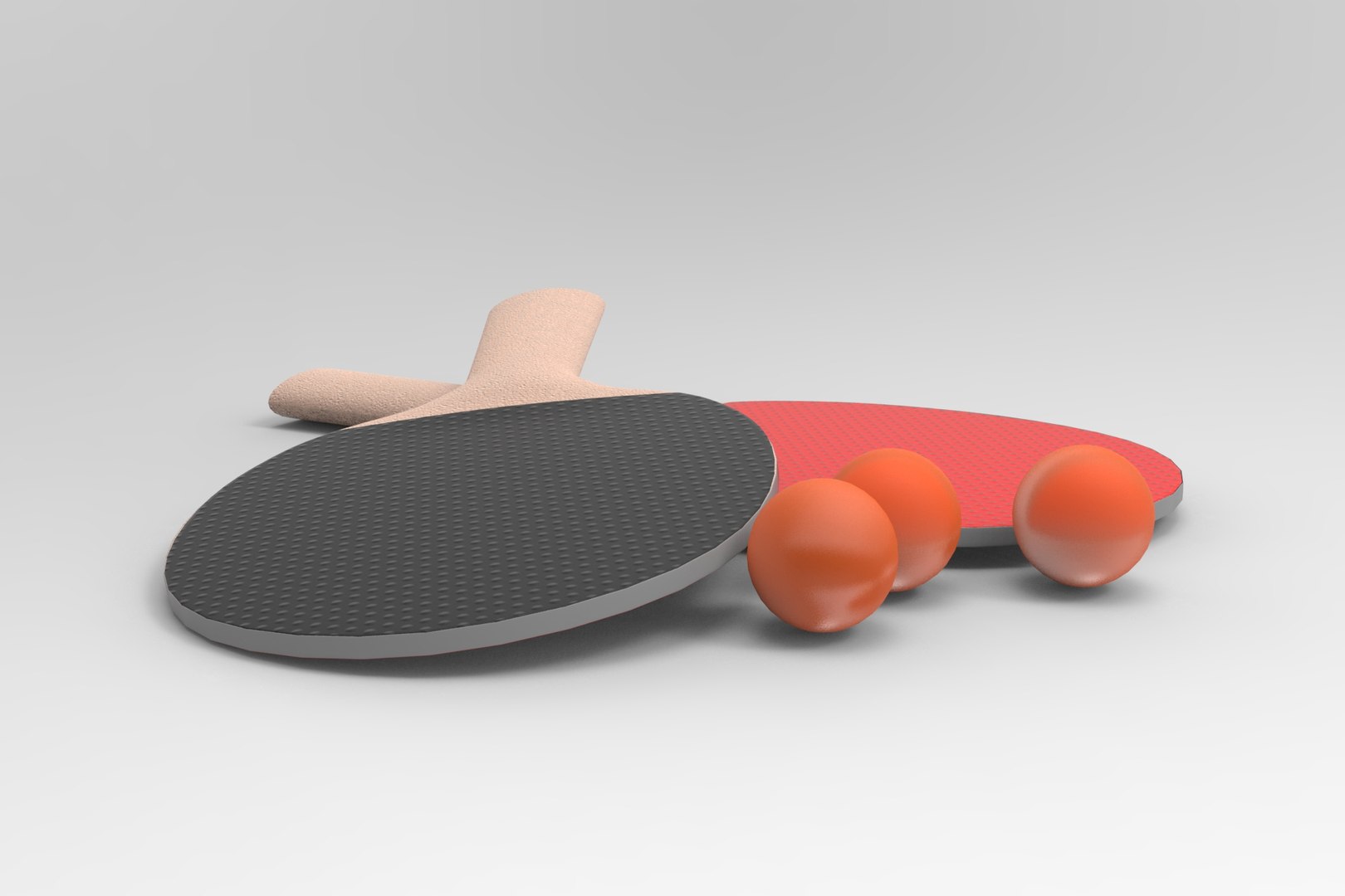 3D Ping-Pong Racket Model - TurboSquid 1935508