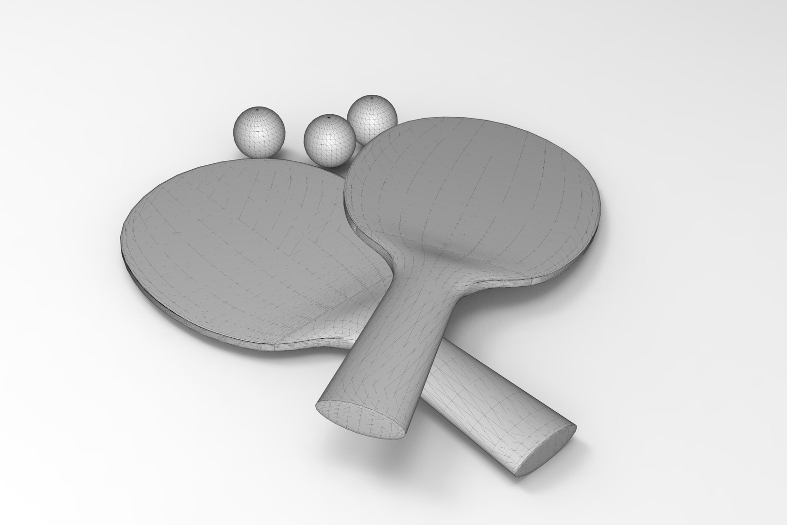 3D Ping-Pong Racket Model - TurboSquid 1935508