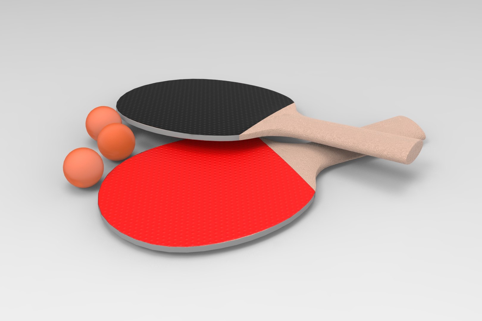 3D Ping-Pong Racket Model - TurboSquid 1935508