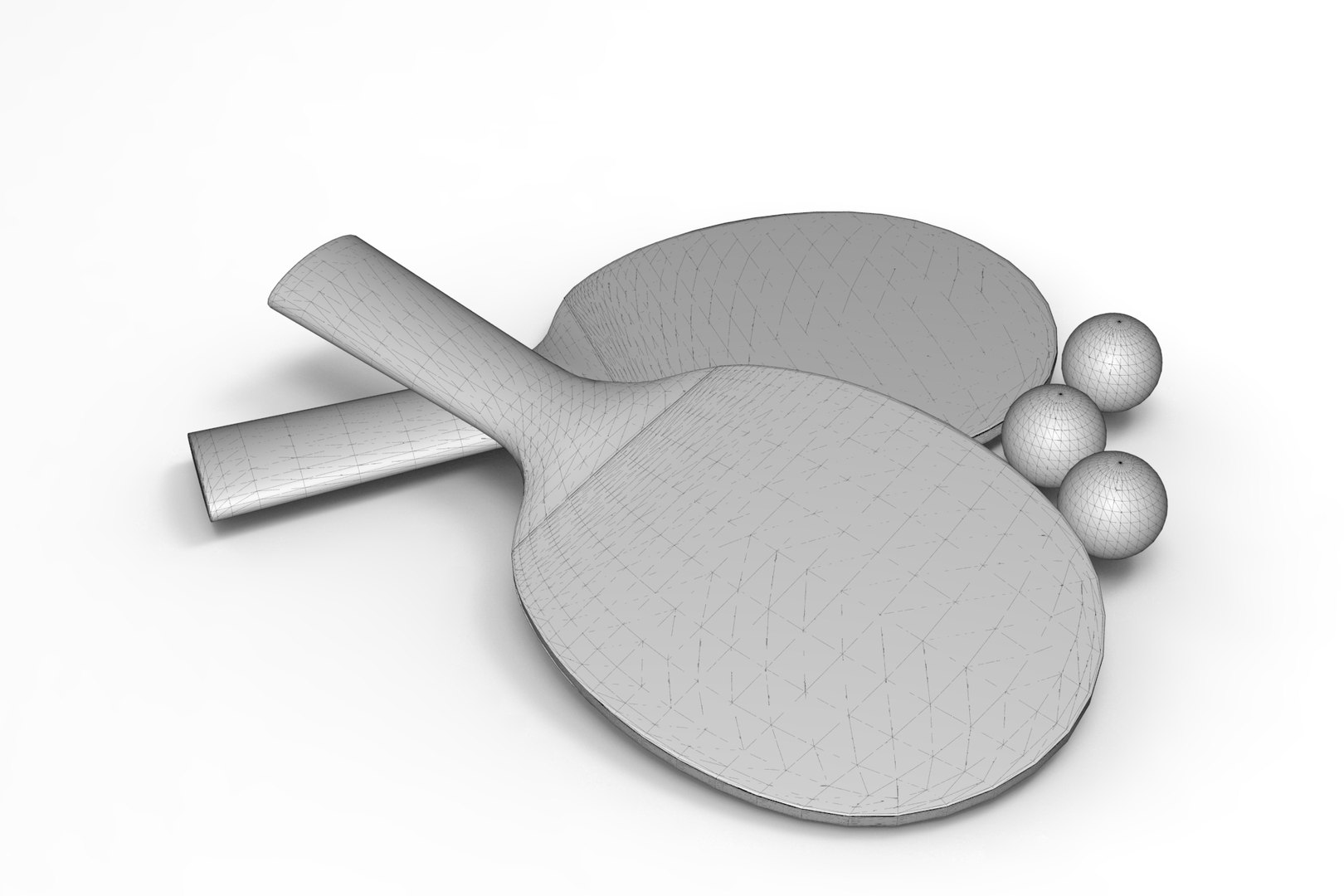 3D Ping-Pong Racket Model - TurboSquid 1935508
