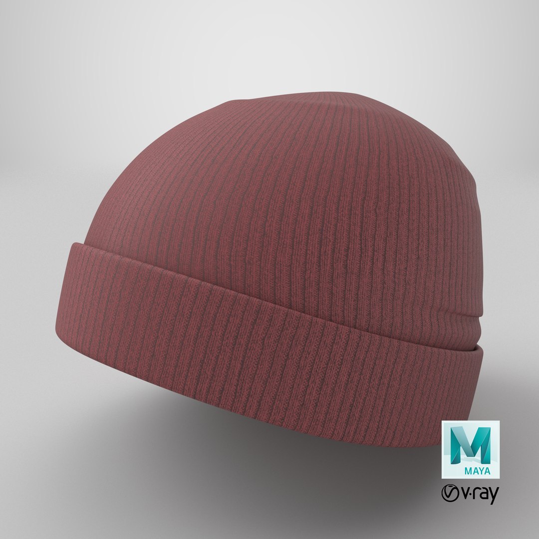 3D Red Winter Hat - TurboSquid 2302704