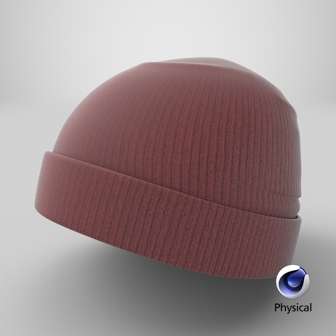 3D Red Winter Hat - TurboSquid 2302704