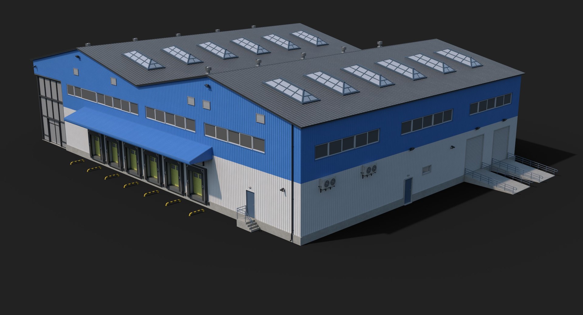 Industrial Buildings 3D Model - TurboSquid 2188565