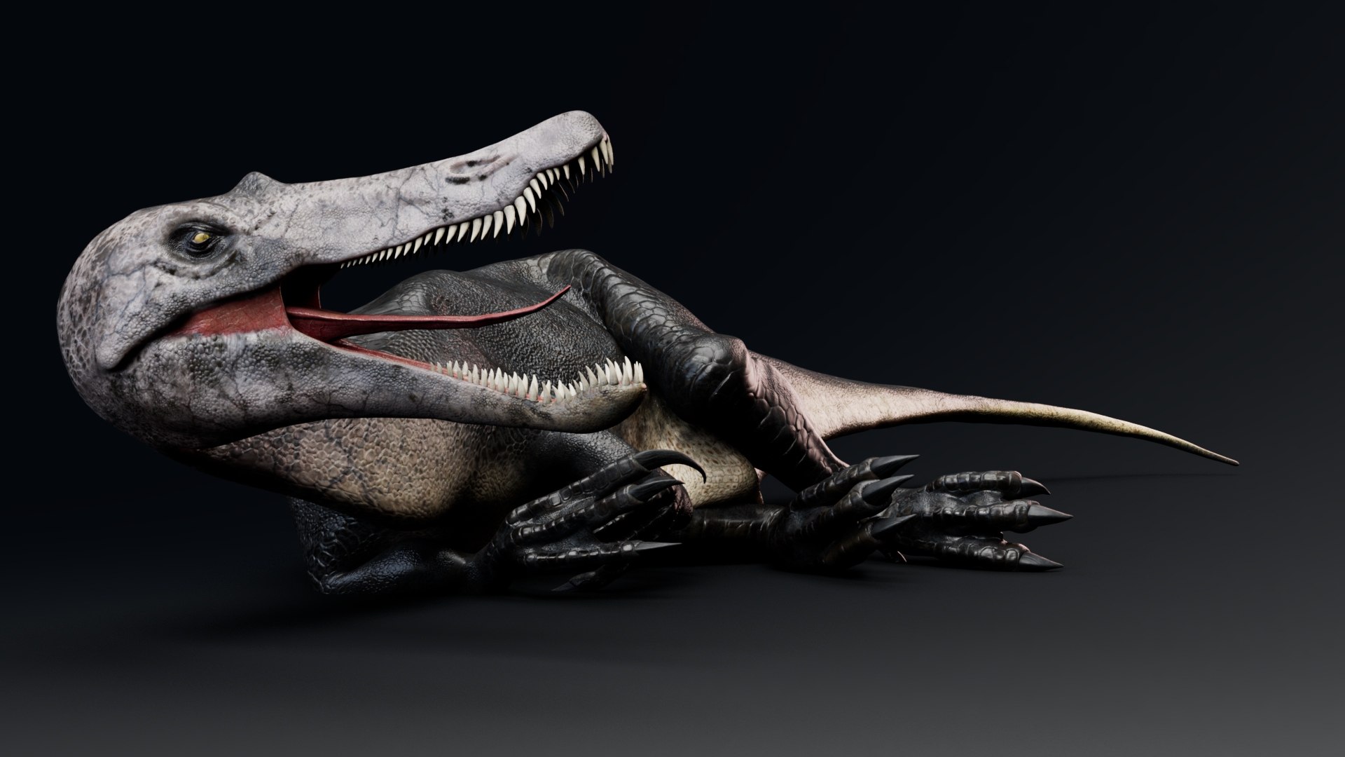 3D Baryonyx Walkeri UnrealEngine - Unity - Maya FBX - TurboSquid 2156049