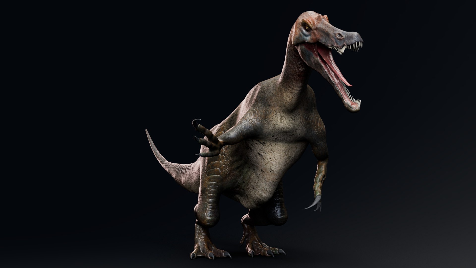 3D Baryonyx Walkeri UnrealEngine - Unity - Maya FBX - TurboSquid 2156049