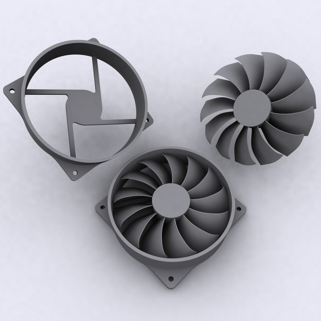 Cpu Cooler Vertical Heat 3ds