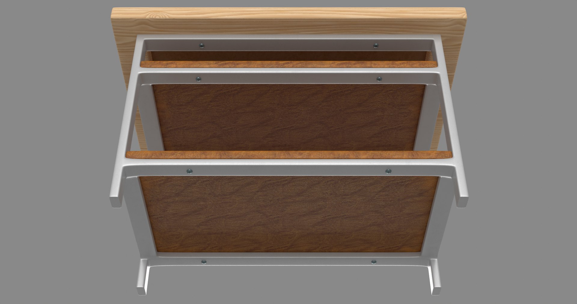 Table With 3 Layers 3D - TurboSquid 2221545