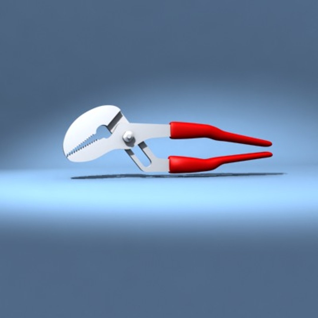 3d Multigrip Wrench Model