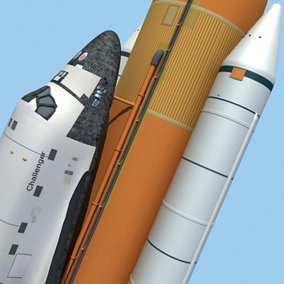 3d Model Nasa Space Shuttle Challenger