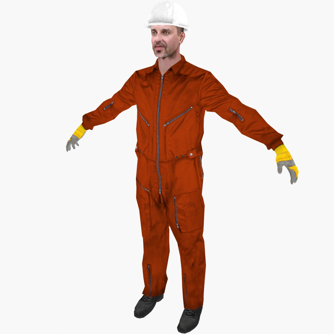 3d Offshore Worker