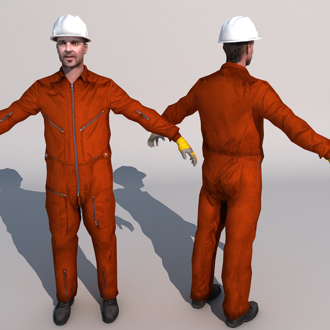 3d Offshore Worker