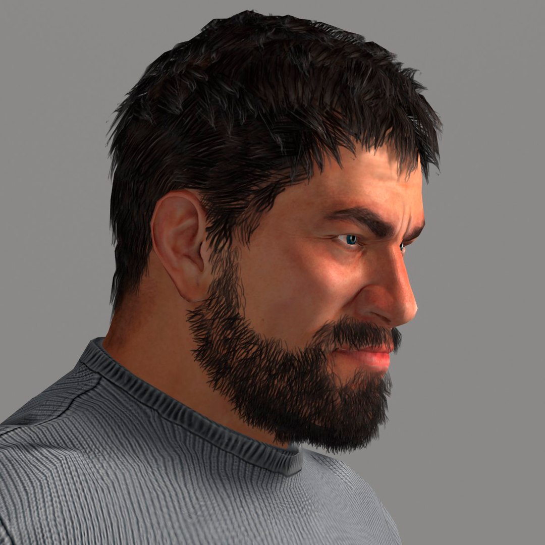 3d Male Workman Man Model