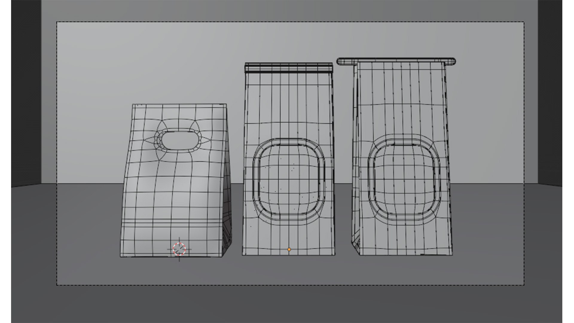 Paper Bag 3D Model - TurboSquid 2034324