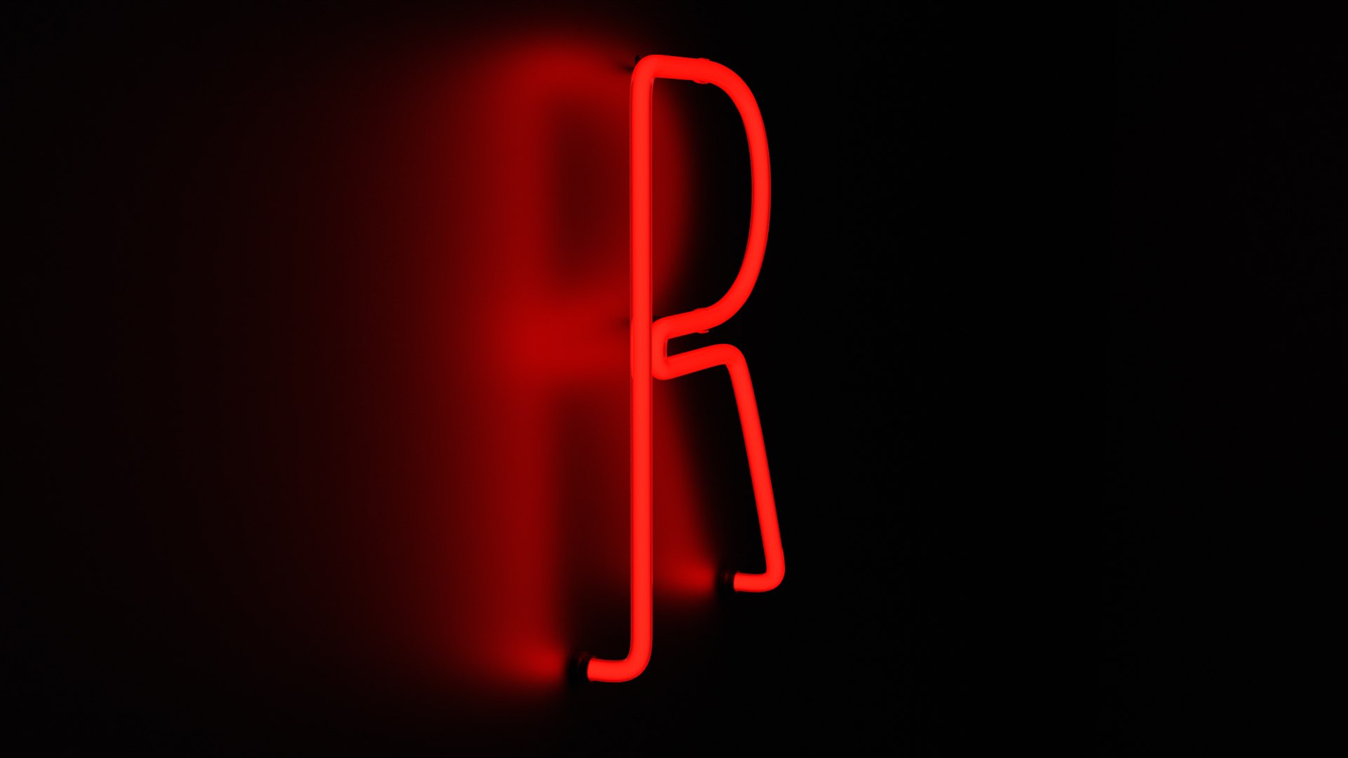 3D Neon Red Alphabet R Model - TurboSquid 2154152