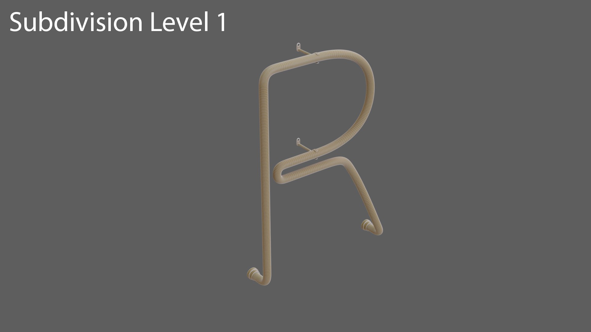 3D Neon Red Alphabet R Model - TurboSquid 2154152