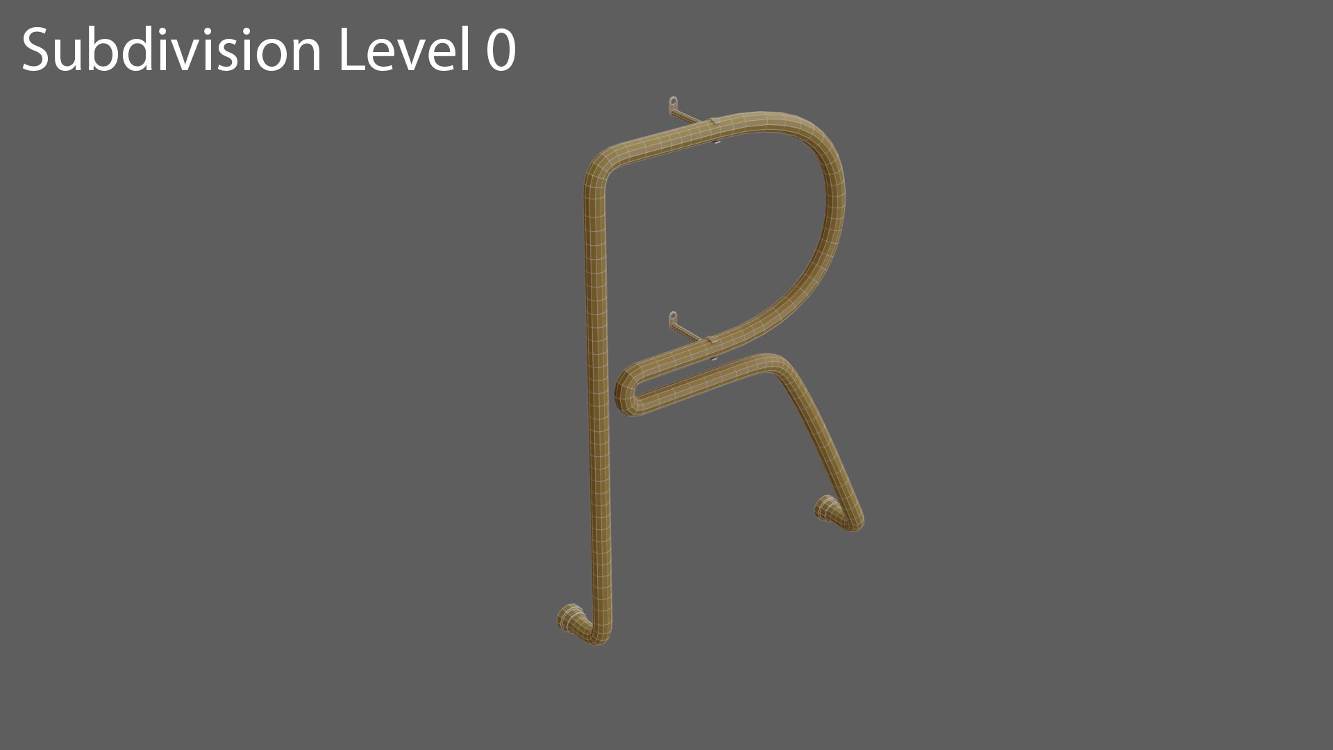 3D Neon Red Alphabet R Model - TurboSquid 2154152