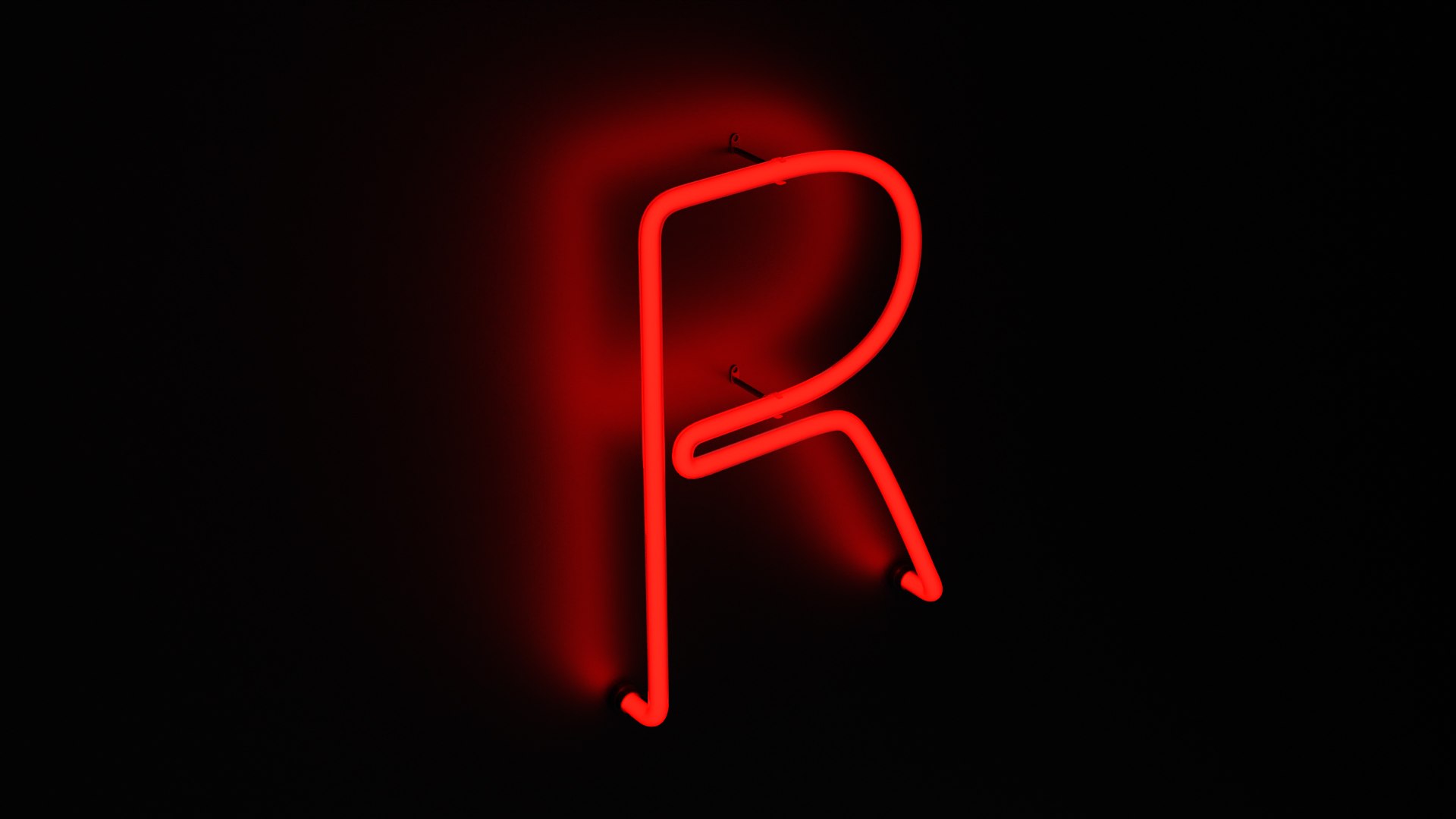 3D Neon Red Alphabet R Model - TurboSquid 2154152