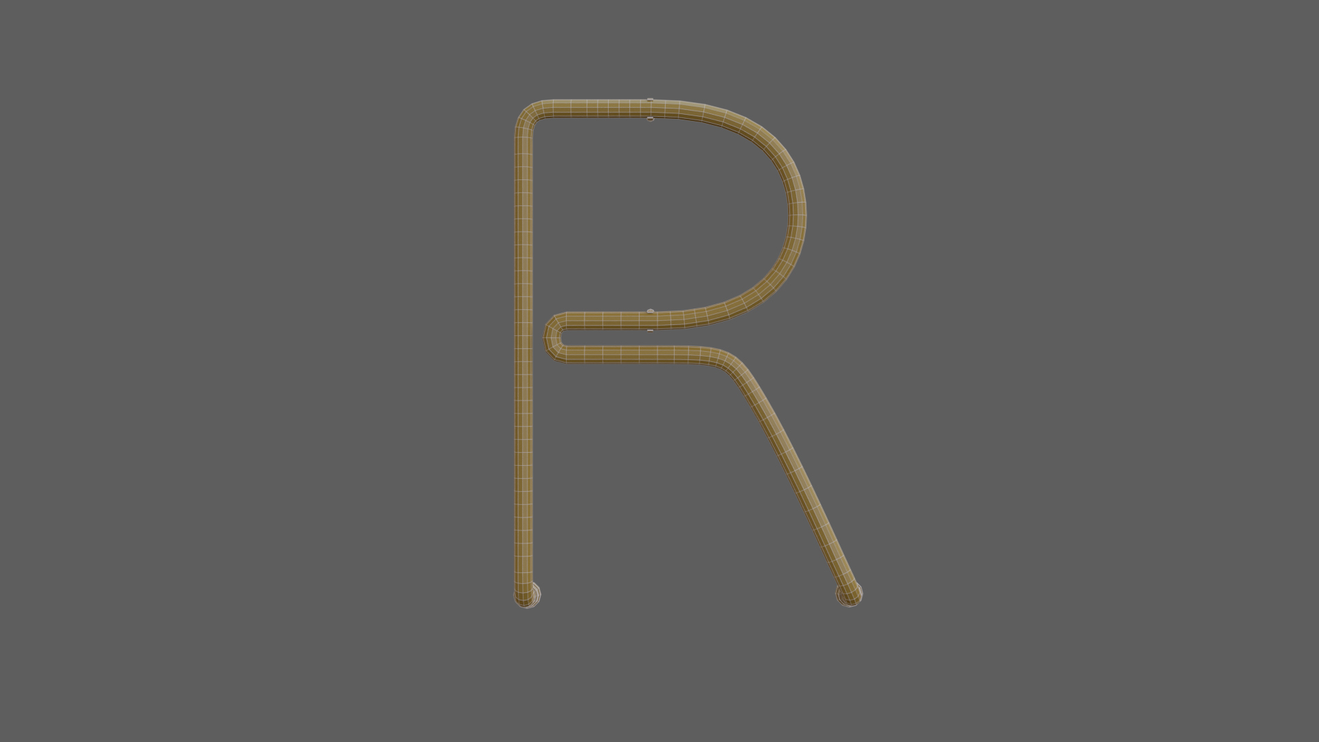 3D Neon Red Alphabet R Model - TurboSquid 2154152