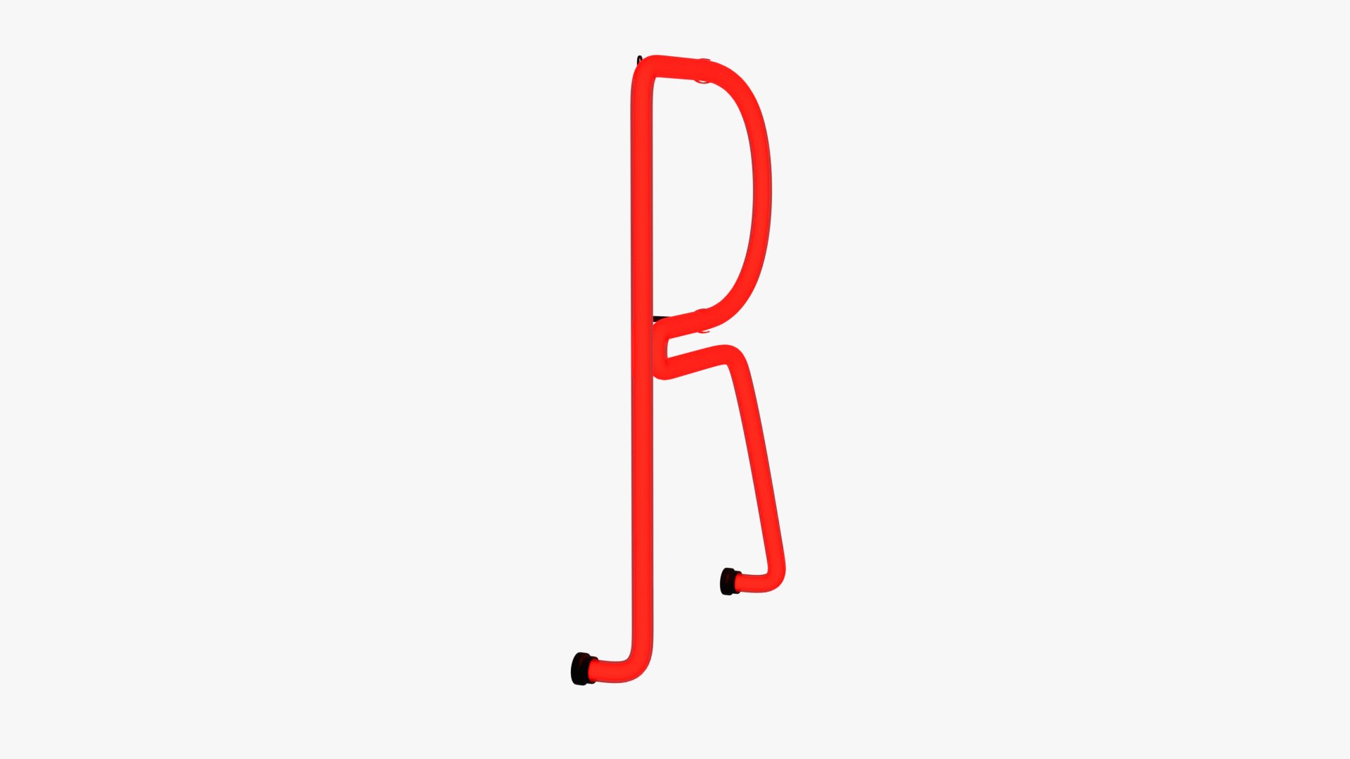 3D Neon Red Alphabet R Model - TurboSquid 2154152