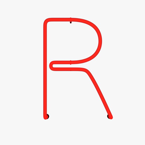 네온 레드 알파벳 R 3D 모델 - TurboSquid 2154152