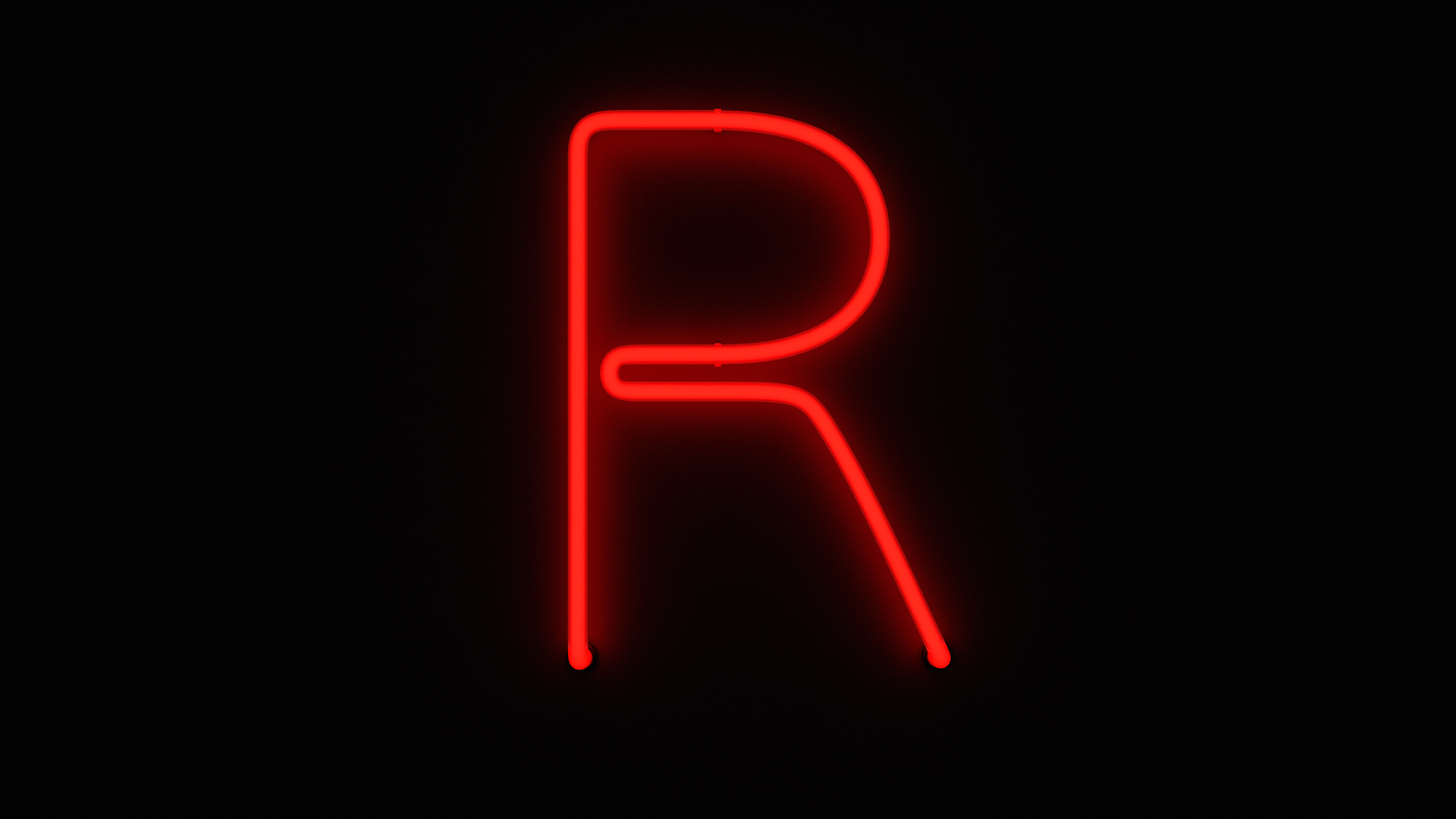 3D Neon Red Alphabet R Model - TurboSquid 2154152